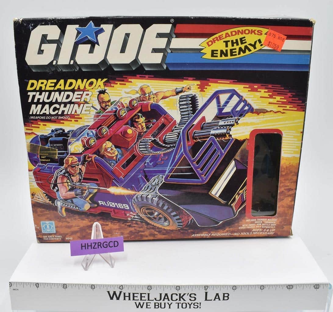 Dreadnok Thunder W/ Thrasher & Box 100% Complete G.I. Joe Hasbro 1986 ...