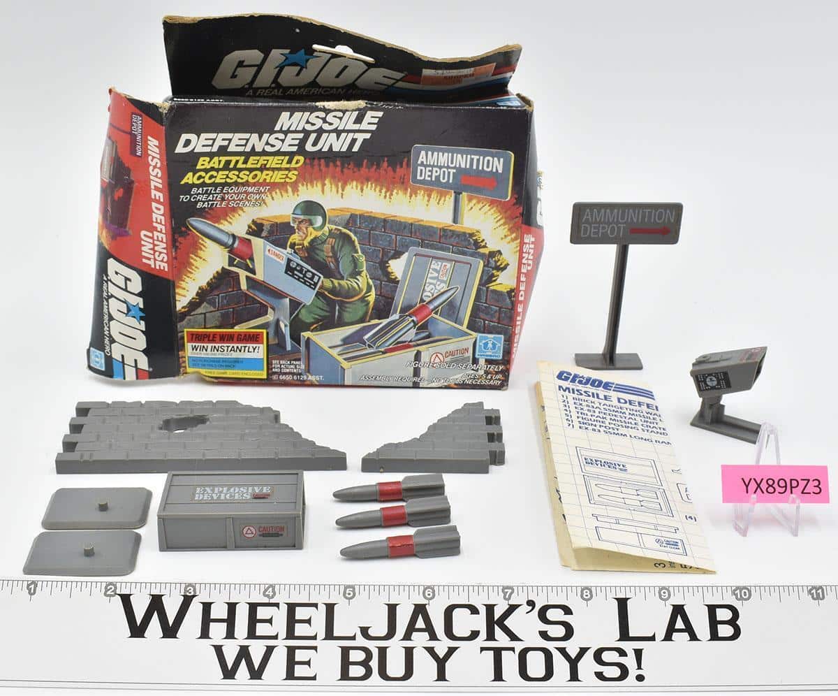 Missile Defense Unit 100% Complete W/Box GI Joe 1984 Action War Hasbro ...