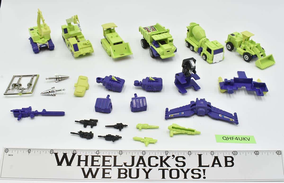 Devastator 100% Complete Vintage 1985 G1 Transformers Hasbro Action ...