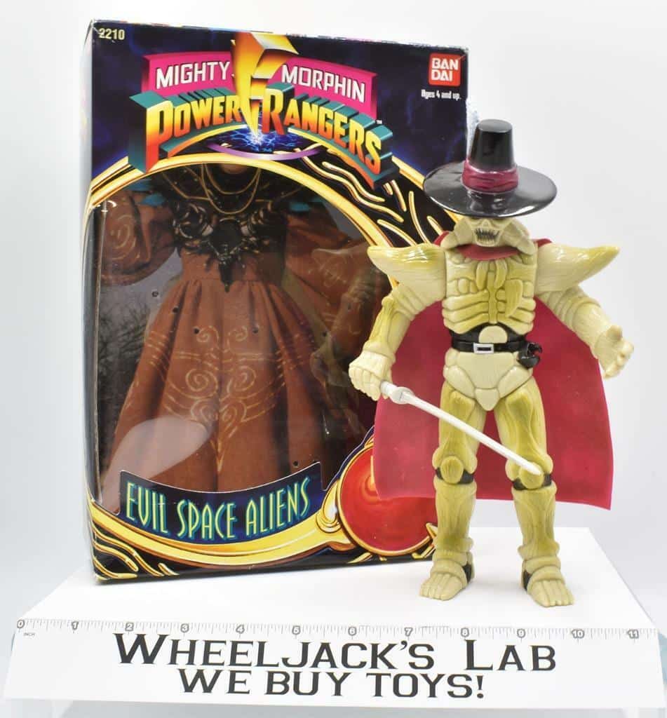 Bones Space Aliens Complete W Box MMPR Power Rangers 1993 Bandai ...