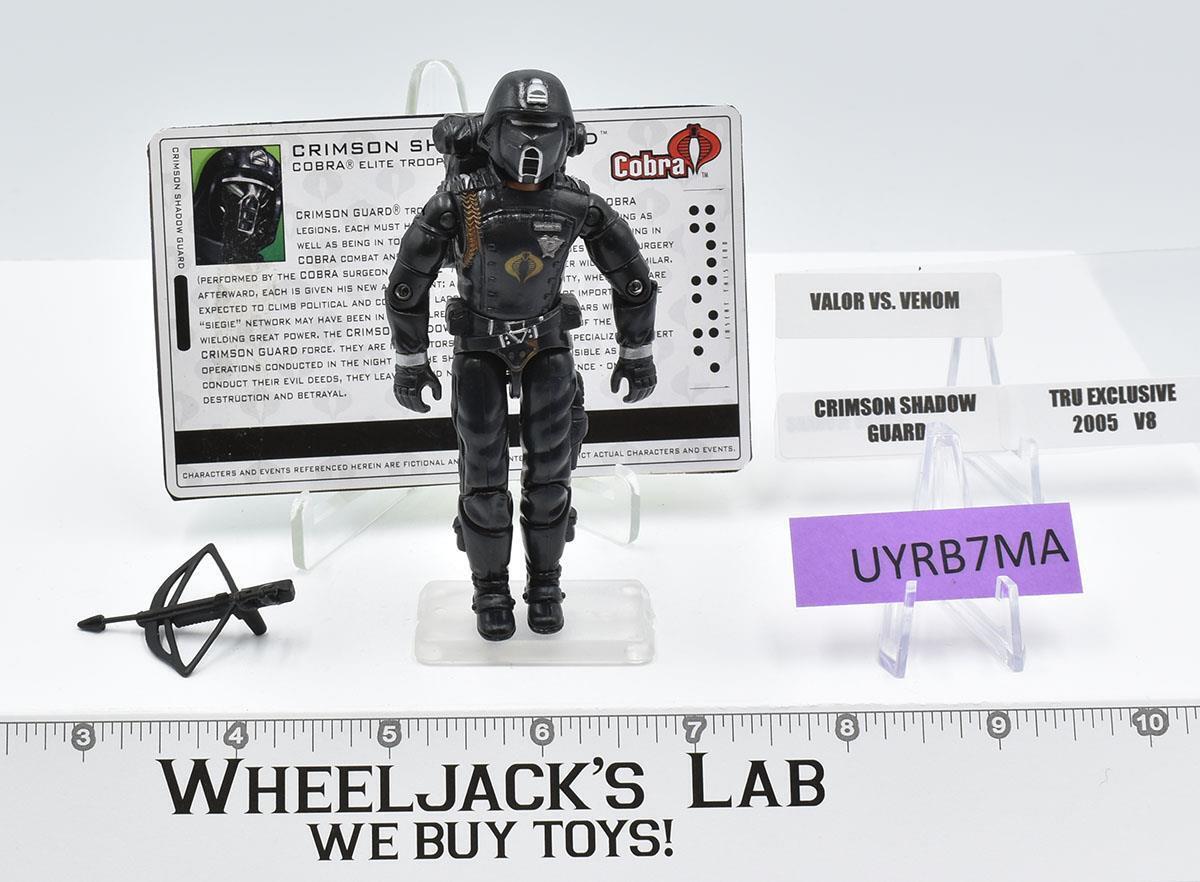 Crimson Shadow Guard Complete GI Joe Valor vs Venom 2005 Hasbro Action ...