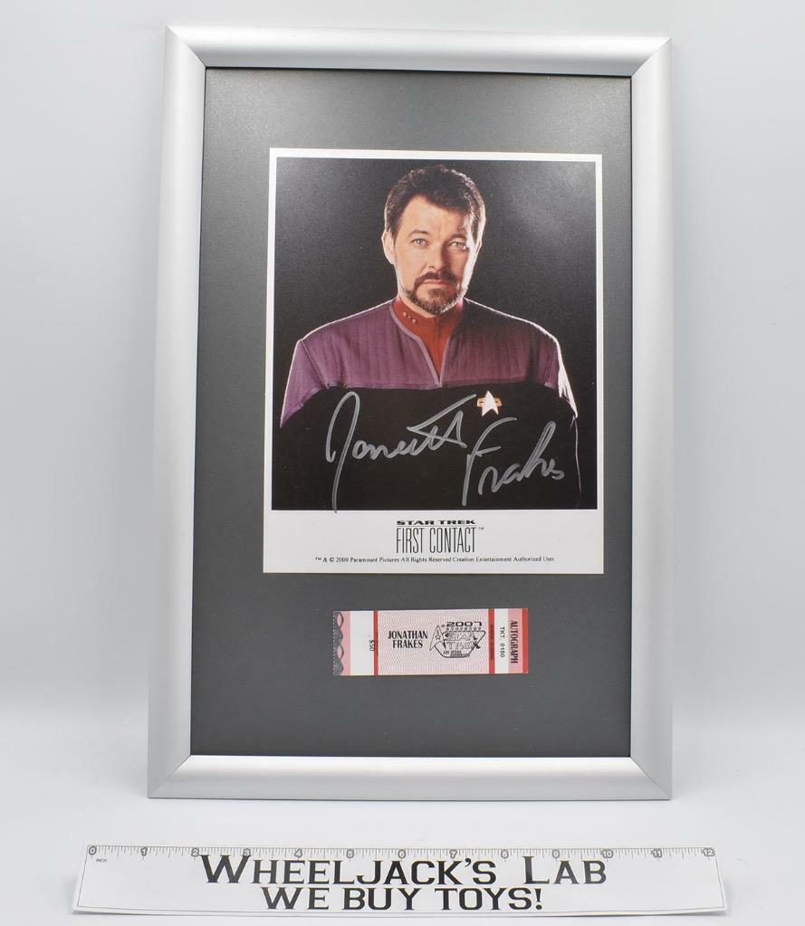 Commander Riker Star Trek First Contact Jonathan Frakes AUTOGRAPHED ...