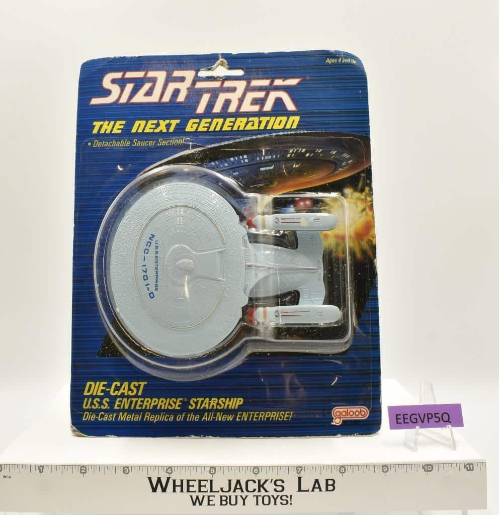 Die-Cast U.S.S. Enterprise Starship Star Trek Next Generation Galoob ...