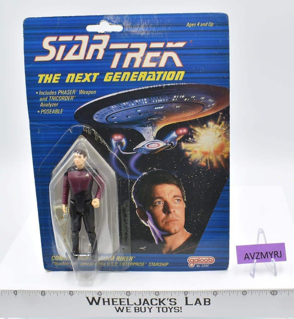 Commander William Riker Star Trek The Next Generation Galoob 1988 ...