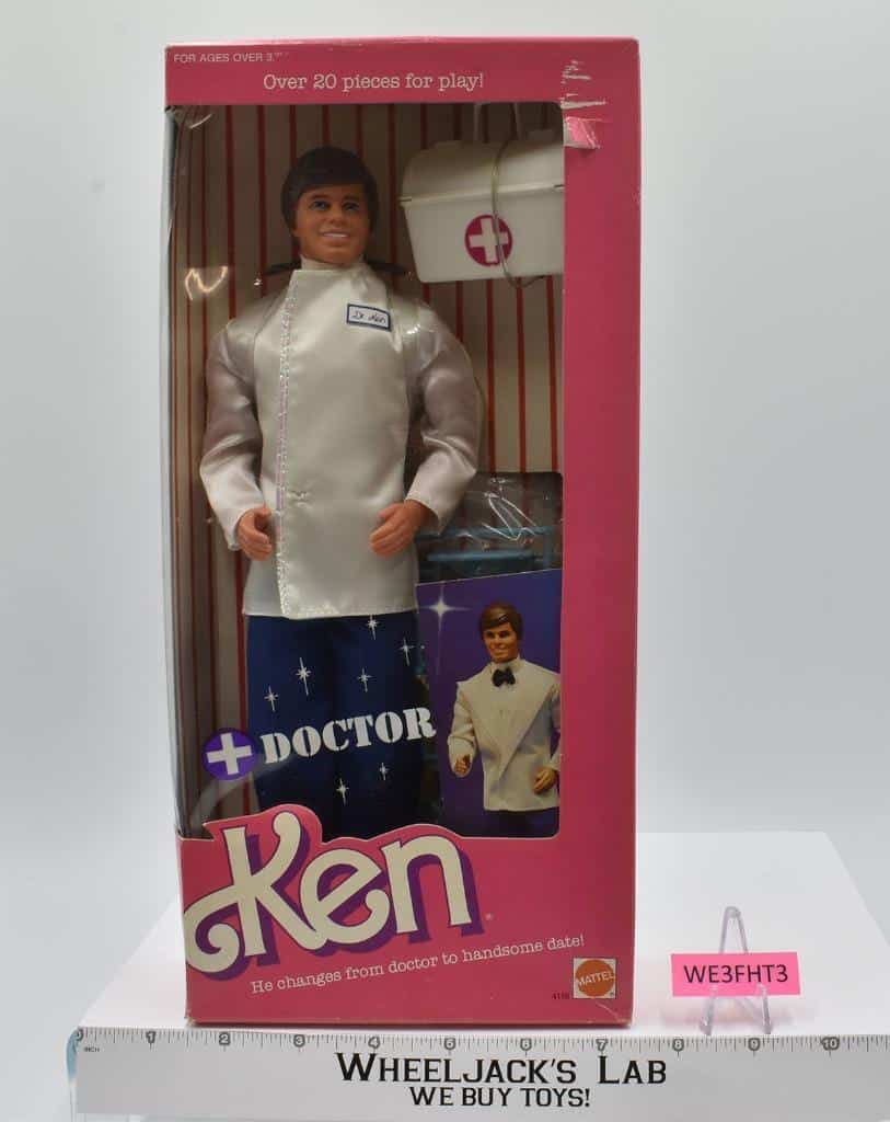 #4118 Doctor Ken Doll 1987 Mattel NEW SEALED - Wheeljack's Lab