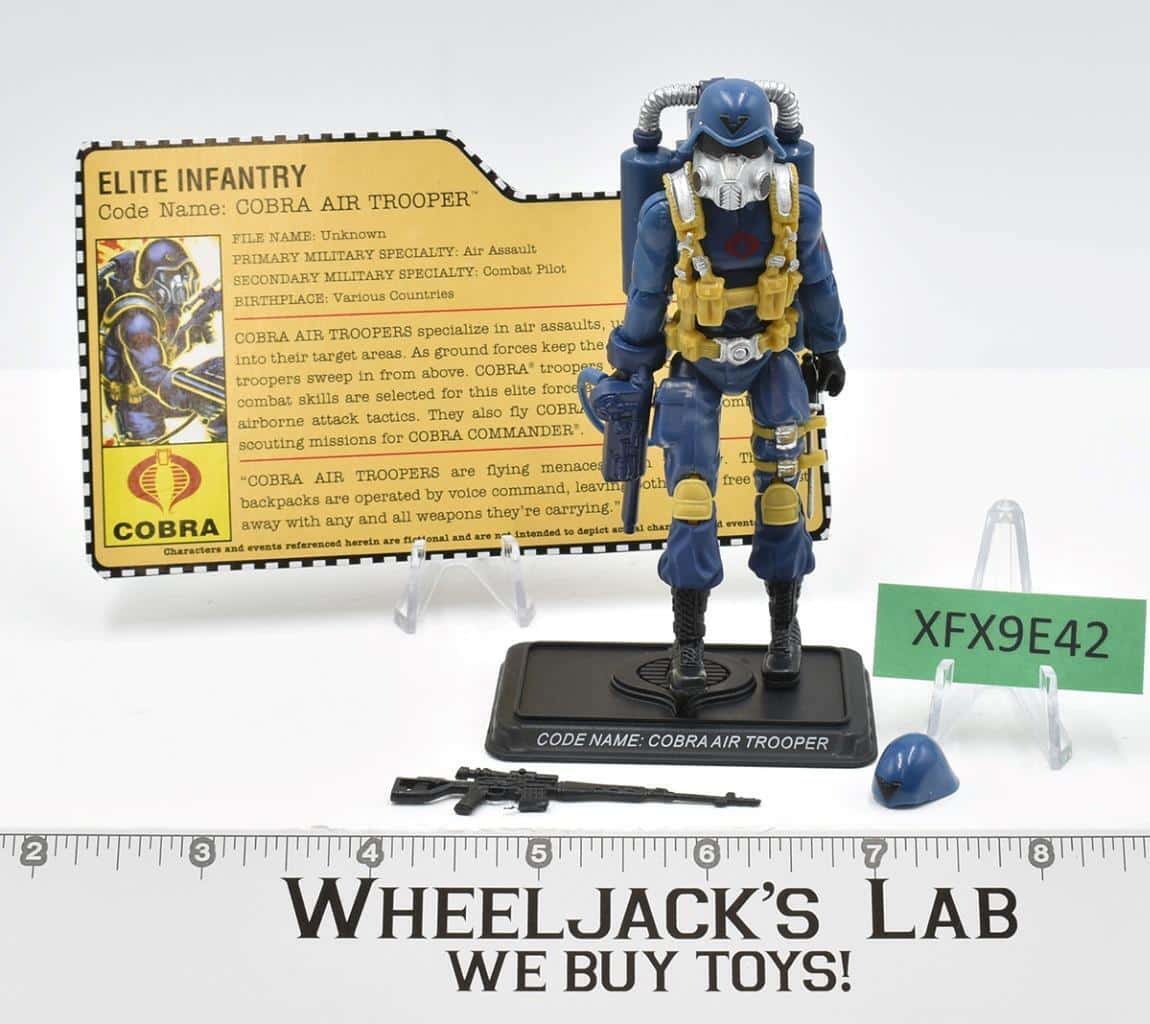 Cobra Air Trooper v1 100% Complete GI Joe 25th Anniversary 2008 Hasbro ...