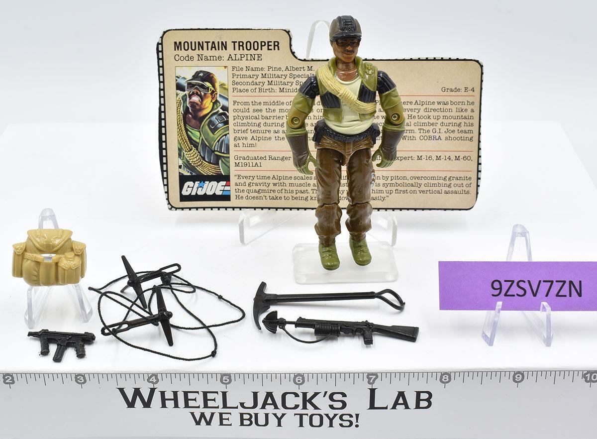 Alpine V1 100% Complete G.I. Joe 1985 Hasbro Vintage Action Figure ...