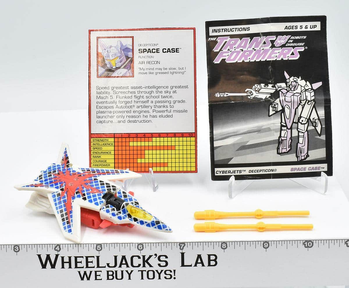 G2 Space Case Cyberjets 100% Complete 1994 Hasbro Transformers Action ...