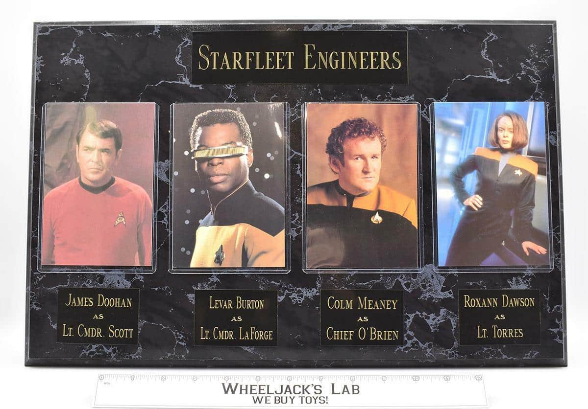 Starfleet Engineers Scott LaForge OBrien Torres Star Trek Limited ...