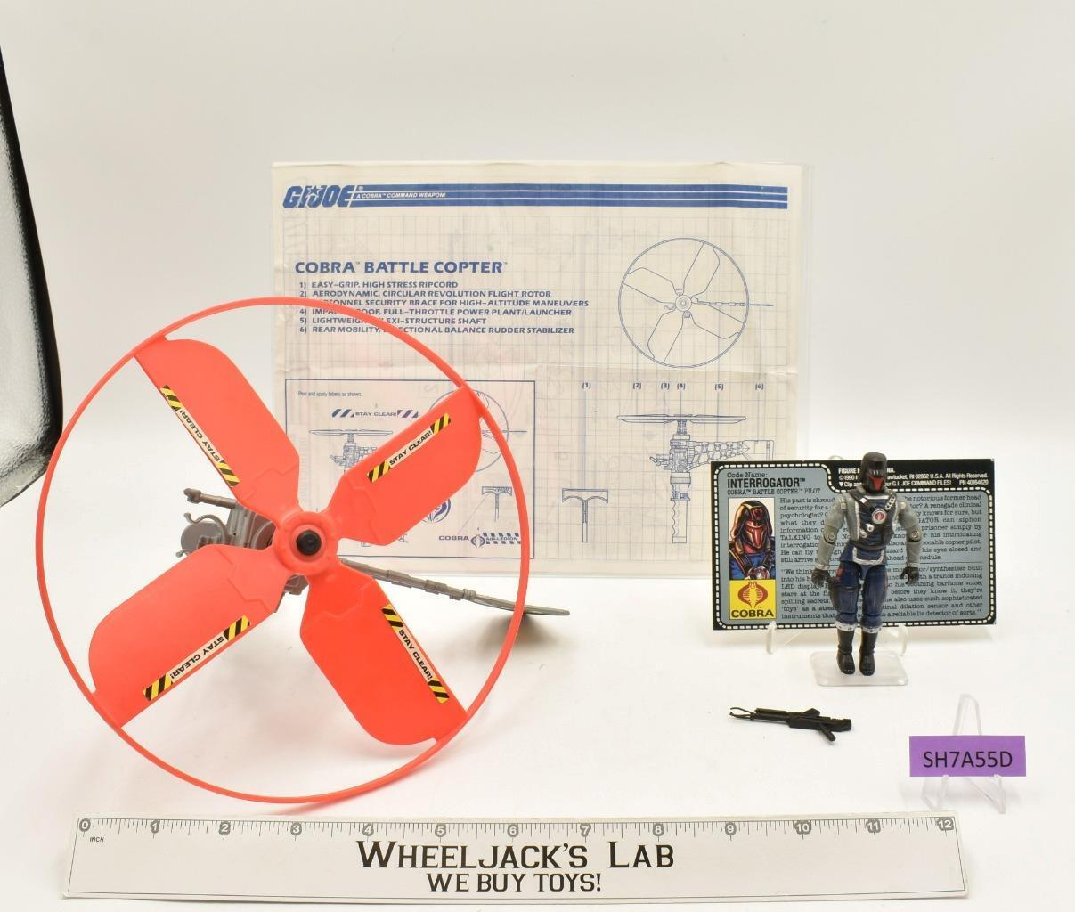 Battle Copter G.I. Joe 1991 Hasbro Vintage Action Figure Vehicle ...