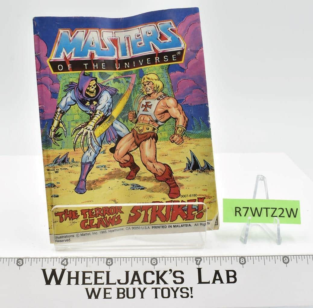 The Terror Claws Strike! Mini Comic Book MOTU Masters of the Universe ...