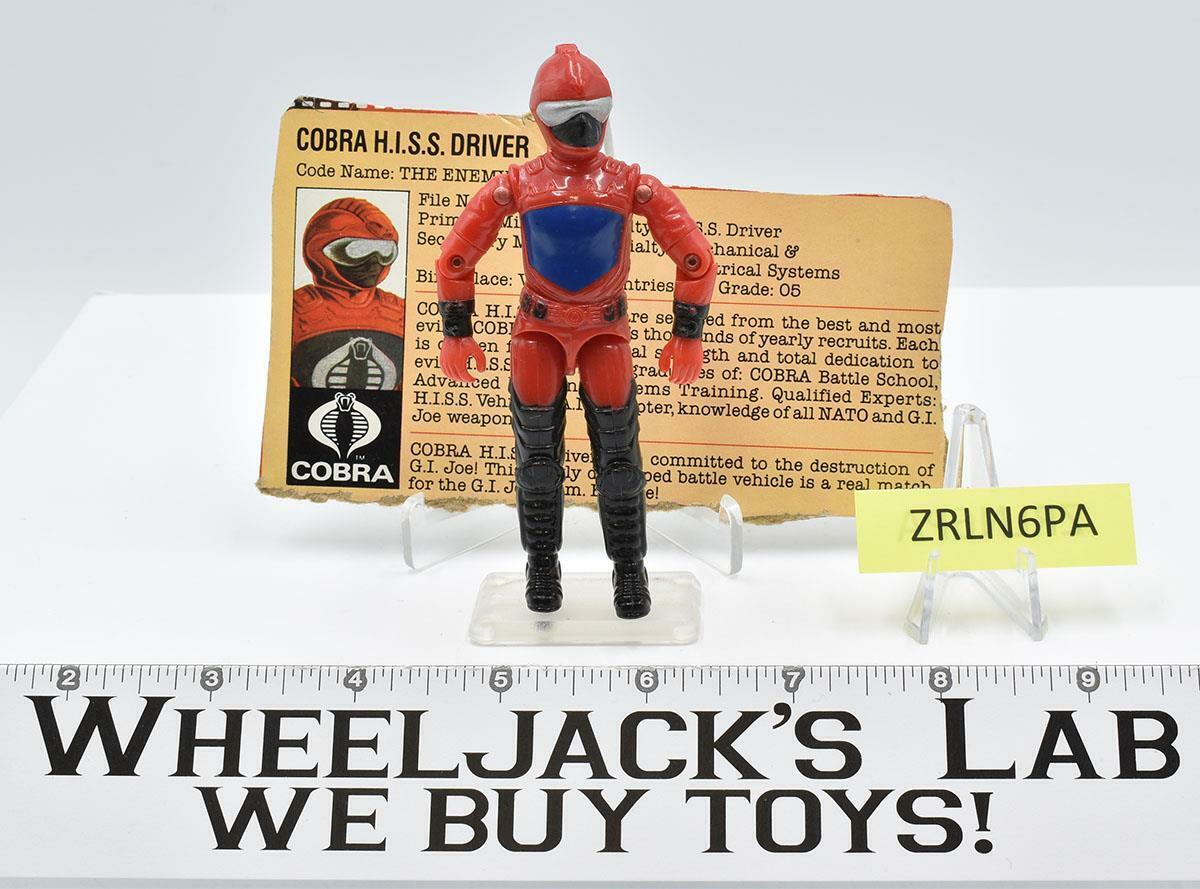Cobra H.I.S.S. Driver V1 Complete GI Joe Hasbro 1983 Action Figure ...