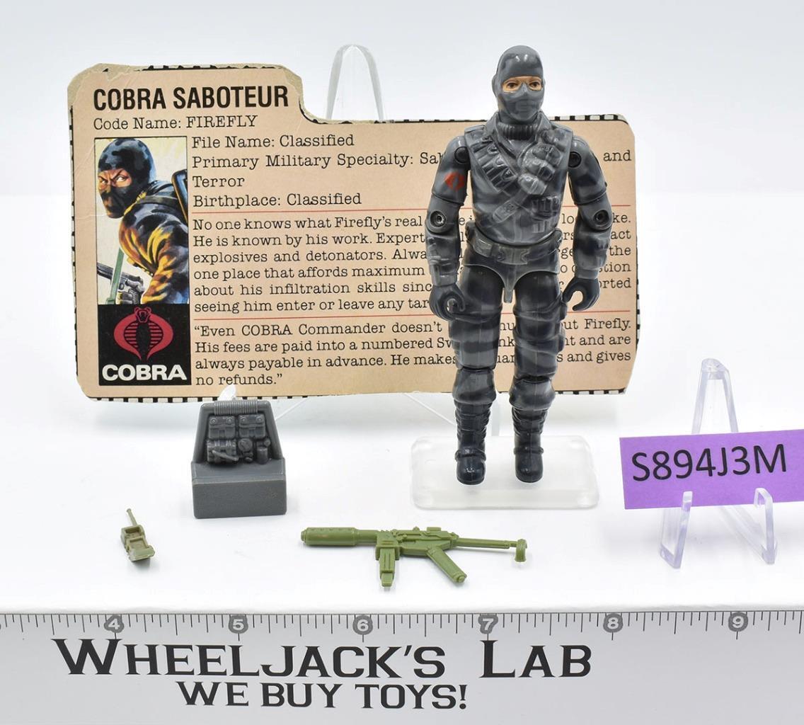 Firefly V1 100% Complete G.I. Joe 1984 Hasbro Vintage Action Figure ...