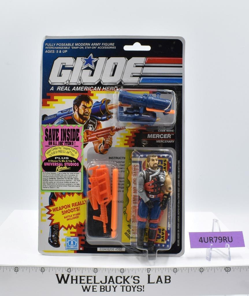 Mercer V2 GI Joe ARAH 1990 Hasbro Action Figure NEW MOSC Vintage ...
