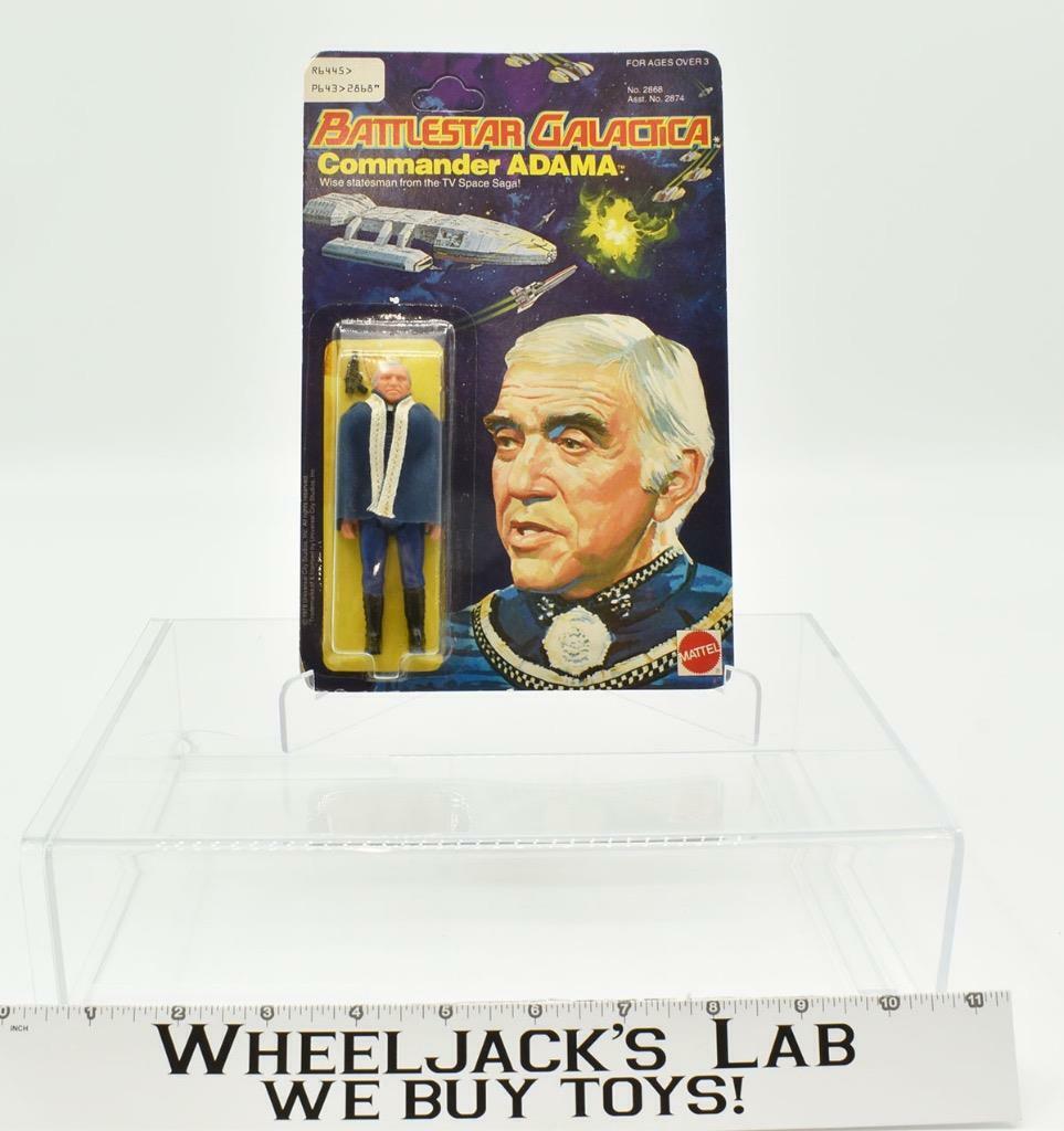 Commander Adama MOSC NEW Battlestar Galactica 1978 Mattel Vintage ...