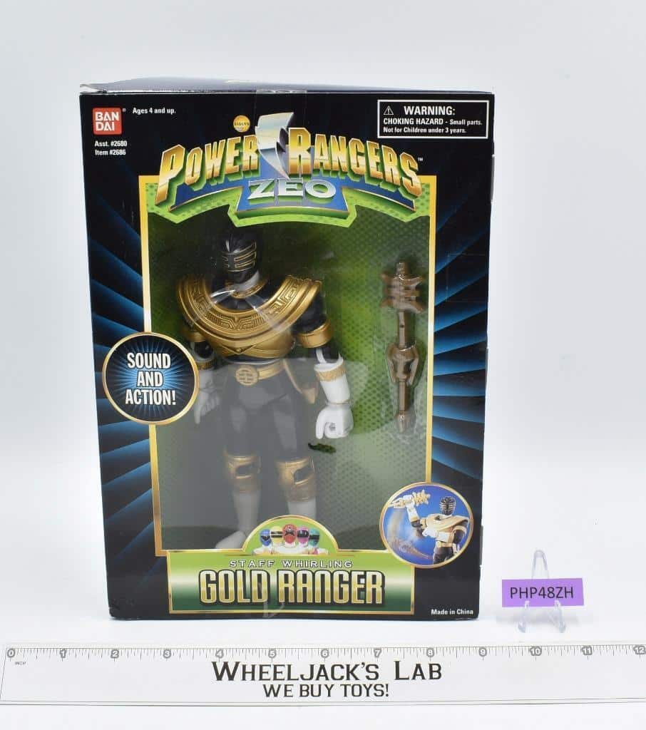 Gold Ranger Power Rangers Action Feature Zeo Rangers MISB 1996 Bandai ...