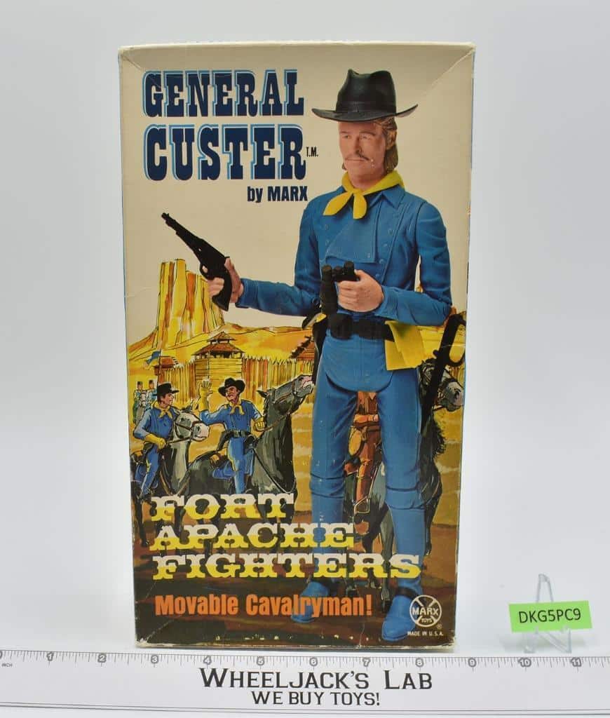 General Custer 12" Complete The Lone Ranger Marx 1967 Action Figure ...