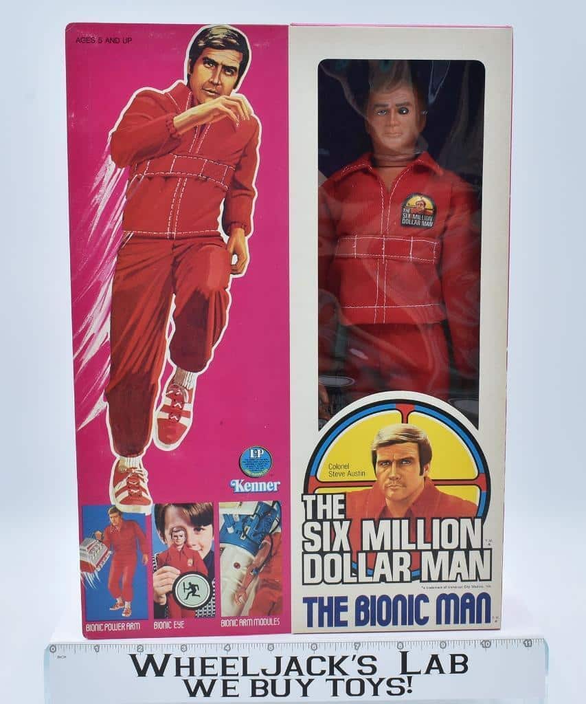 Colonel Steve Austin The Six Million Dollar Man Bionic Man 1975 Kenner NEW MISB - Wheeljack's Lab