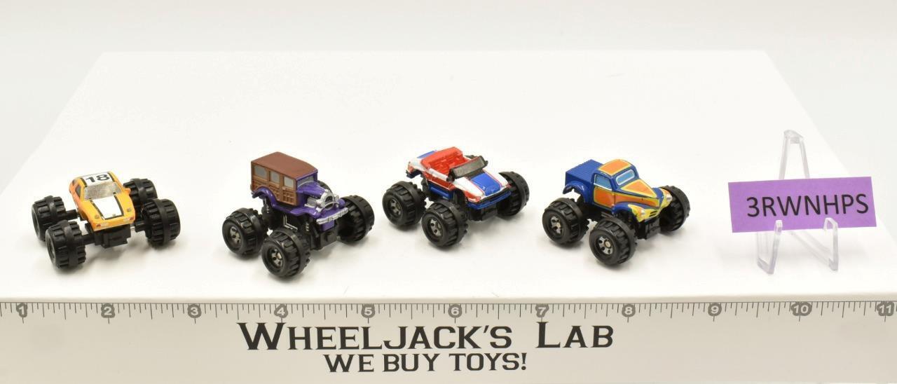 Lot of 4 Monster Truck Vehicles 1988-89 Vintage Galoob Micro Machines ...