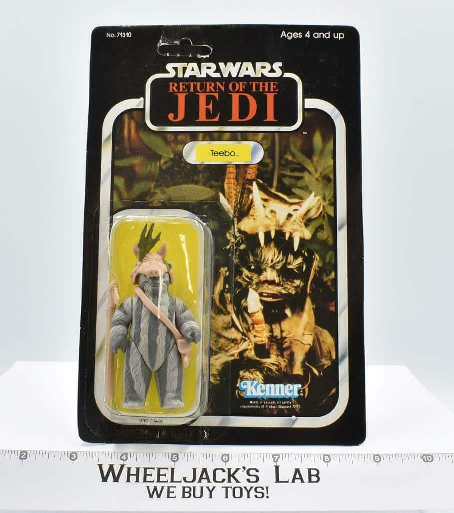 Teebo Ewok 79 Back Star Wars ROTJ 1984 Kenner Figure NEW MOSC - Wheeljack's Lab