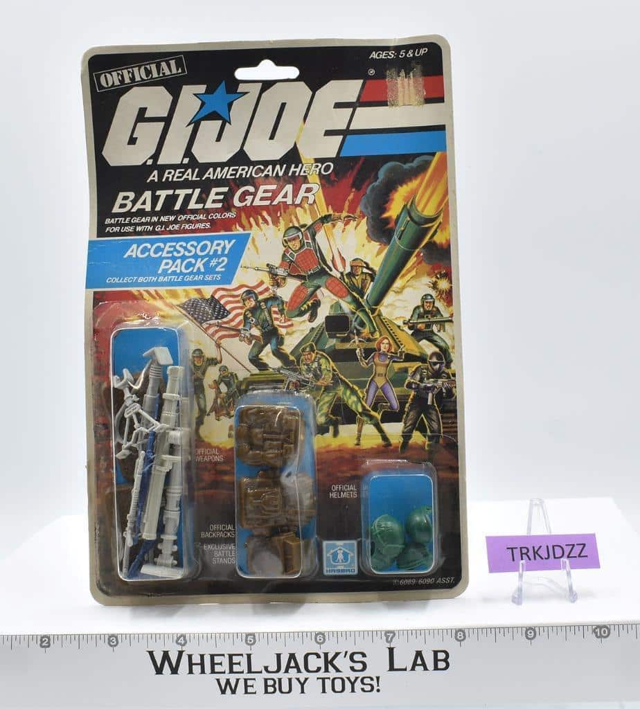 Battle Gear Accessory Pack #2 GI Joe 1983 Hasbro Figure MOSC SEALED NEW ...