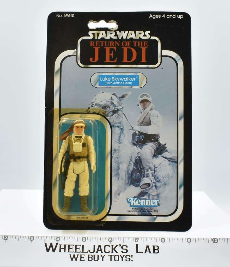 Luke Skywalker Hoth 77 Back Star Wars ROTJ 1983 Kenner Action Figure ...