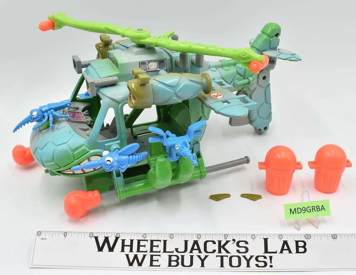 Turtlecopter 100% Complete WORKS Teenage Mutant Ninja Turtle TMNT 1990 ...