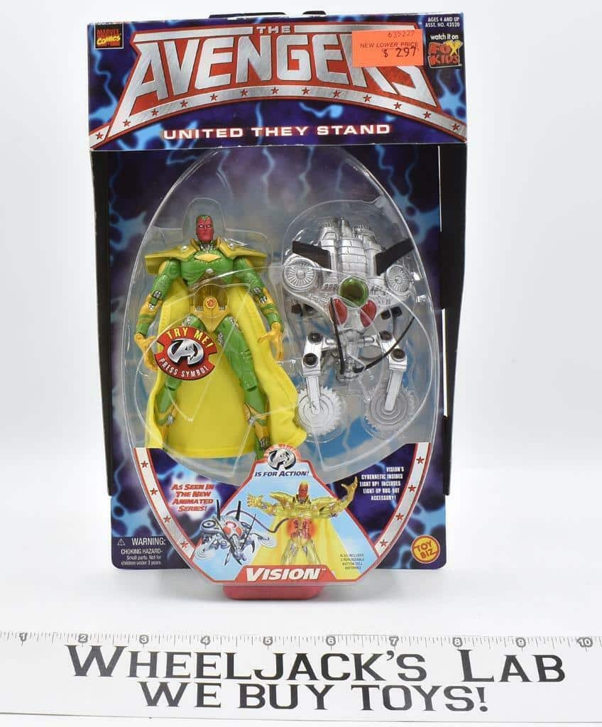 Vision MISB NEW The Avengers United They Stand 1999 Toy Biz Vintage ...