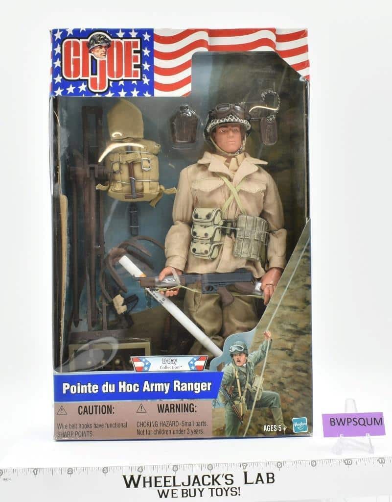 Pointe Du Hoc Army Ranger D-Day Collection GI Joe 2001 Hasbro NEW MISB ...