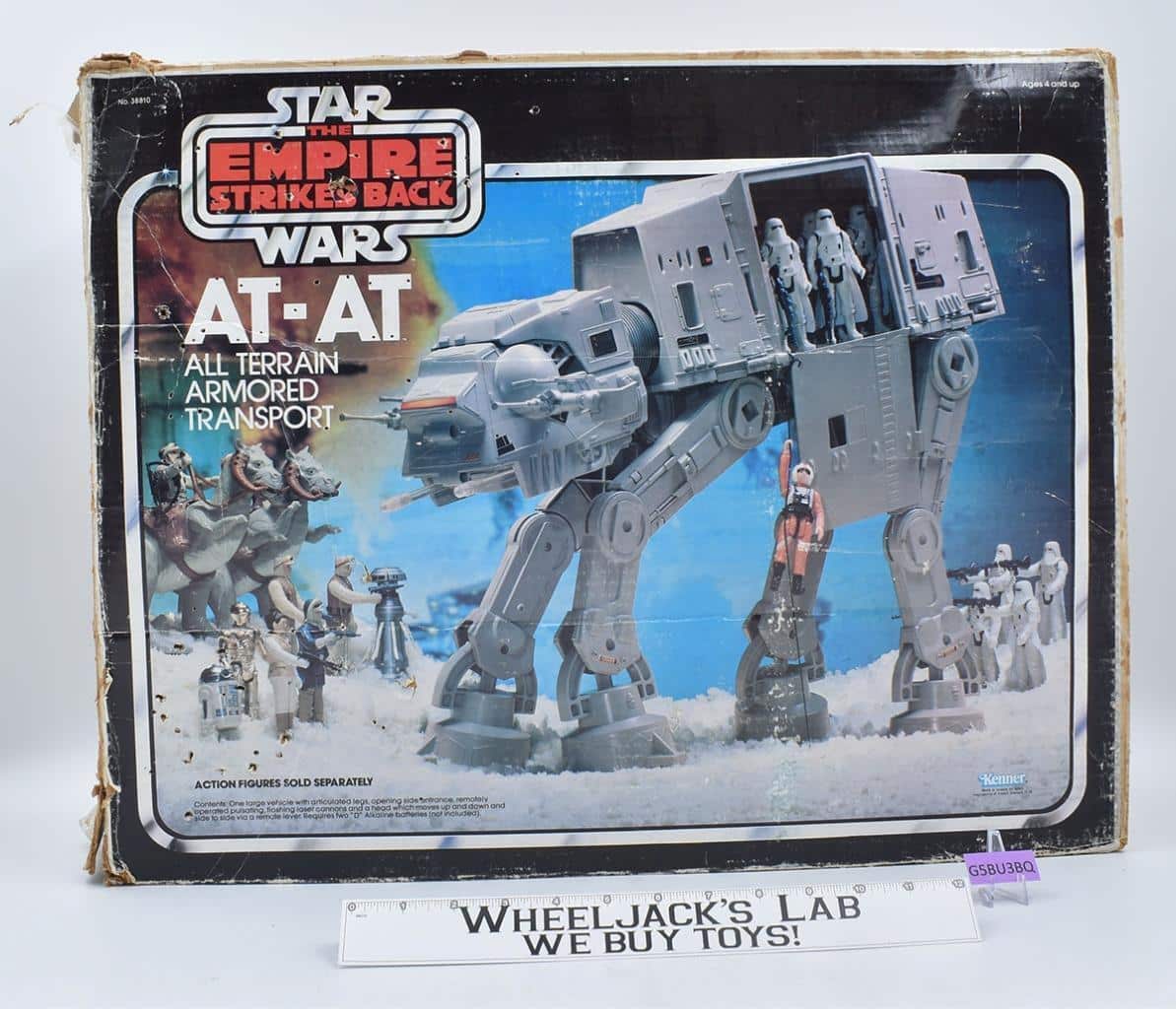 At-At Imperial Walker Original CHAIN GUNS W BOX ESB Vintage Kenner Star ...