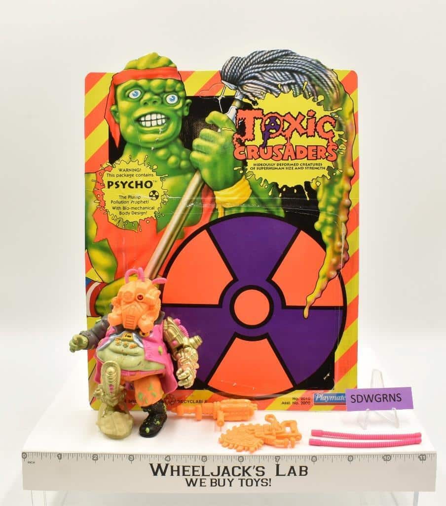 Psycho Complete W/Cardback Toxic Crusaders 1991 Playmates Vintage ...