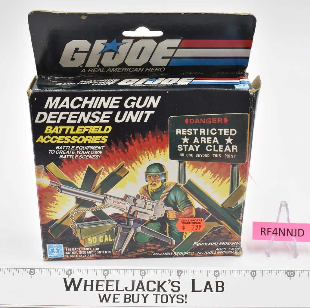 Machine Gun Defense Unit W/Box Complete GI Joe 1984 Action War Hasbro ...