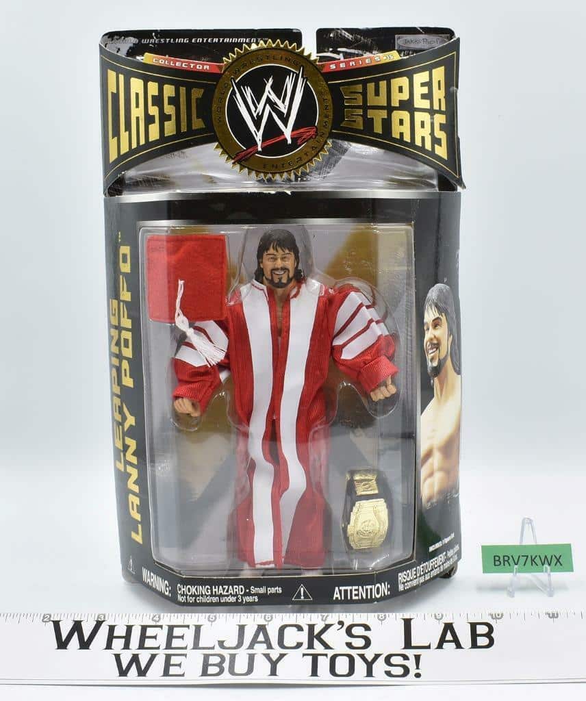 Leaping Lanny Poffo Classic Super Stars NEW MOSC Series #15 2007 WWE ...