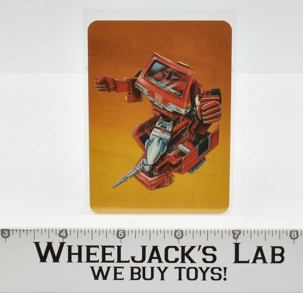 Ironhide Card 1985 G1 Transformers Action Trading Cards - Wheeljack's Lab