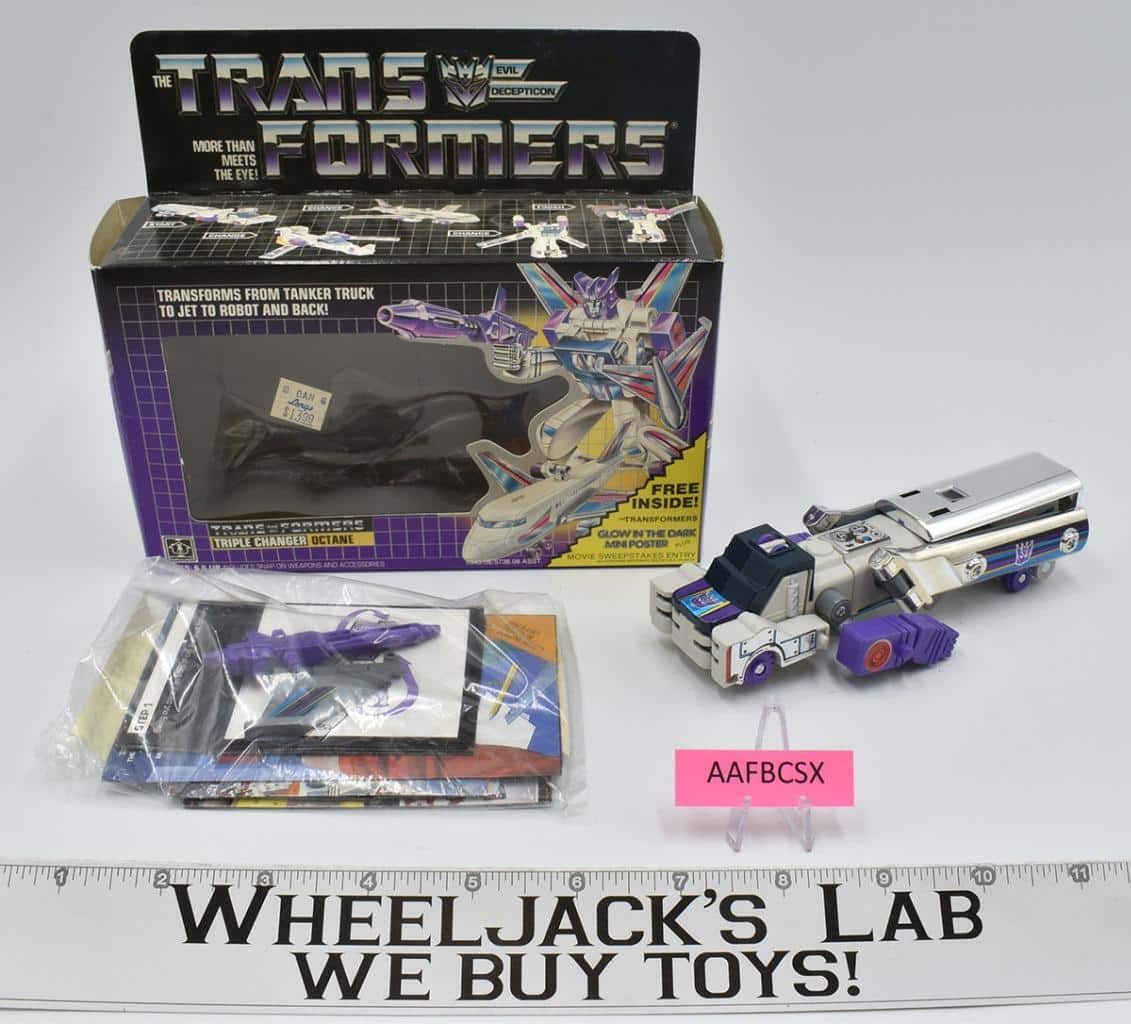 Octane NICE FIGURE MIB W TRAY 100% Complete 1986 Vintage G1 ...