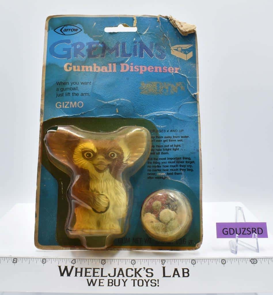 Gremlins Gumball Dispenser Arrow MOSC 1984 Vintage - Wheeljack's Lab