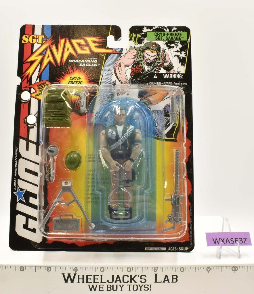 Cryo-Freeze Sgt. Savage GI Joe SGT. Savage 1994 Hasbro Figure NEW MOSC ...