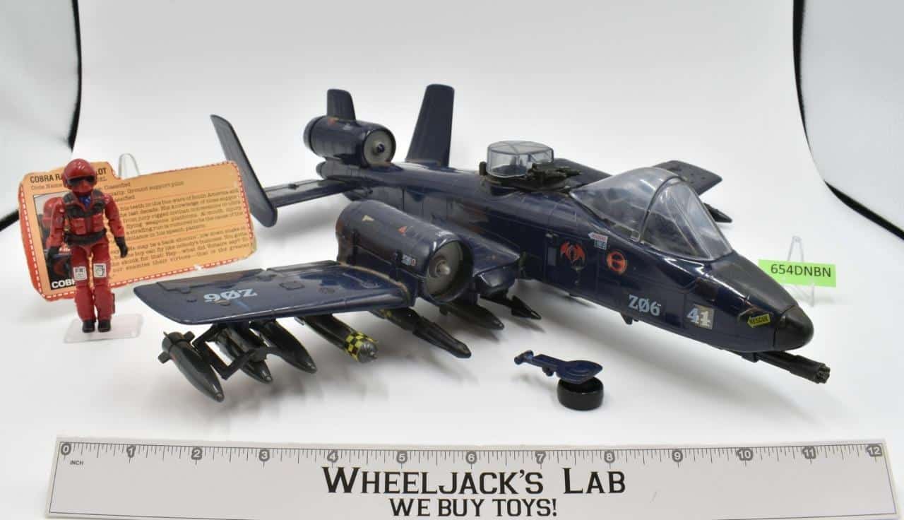 Cobra Rattler W/ Wild Weasel GI Joe 1984 Hasbro Vintage Action Figure ...