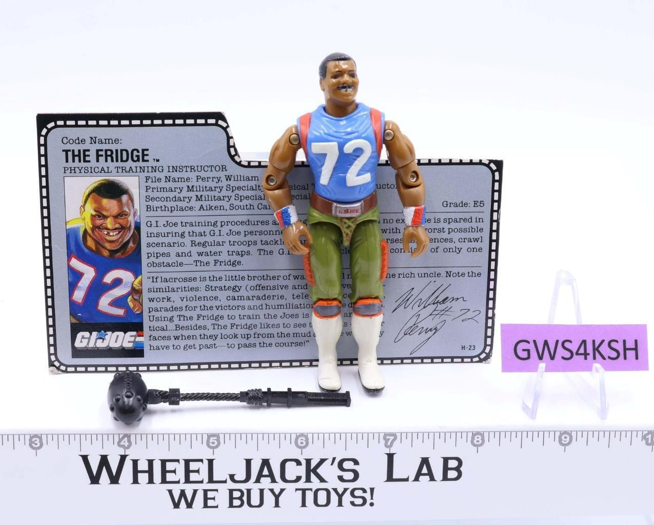 The Fridge V1 MAIL AWAY 100% Complete 1986 G.I. Joe Hasbro Vintage ...