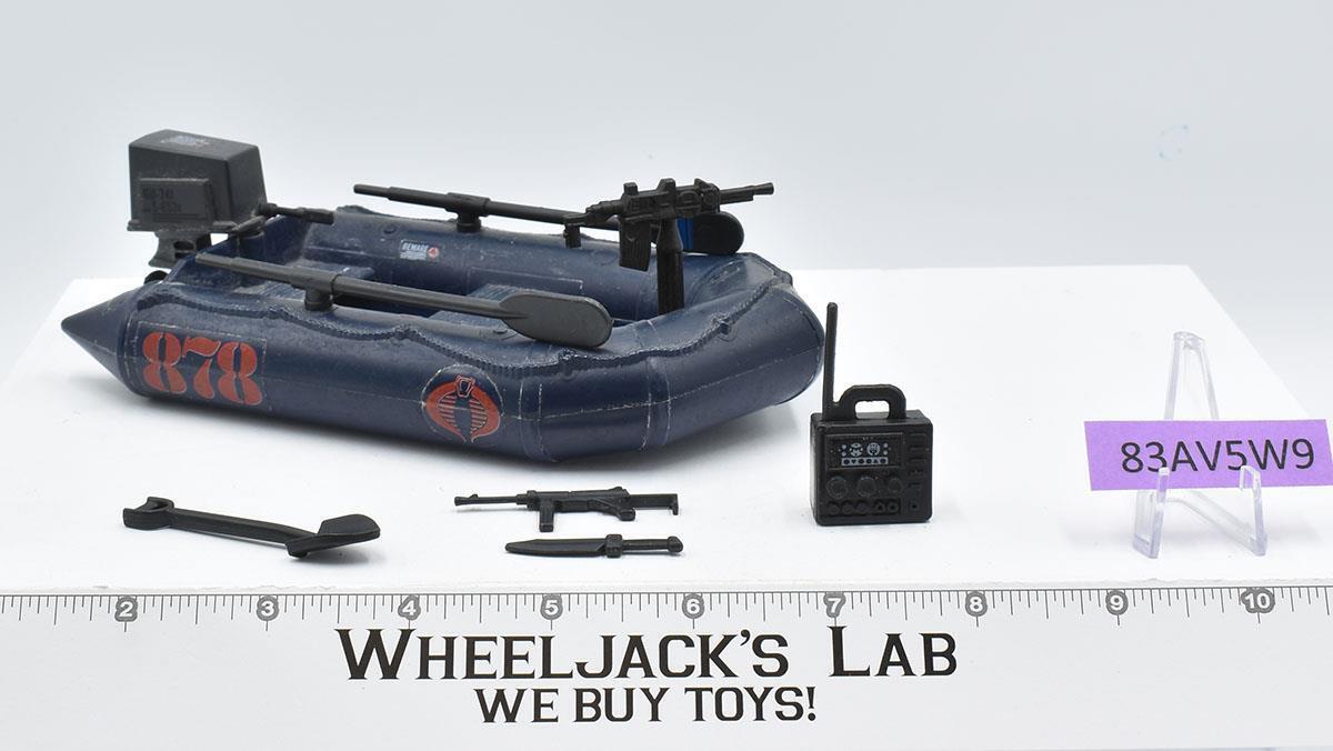Cobra Night Landing Raft 100% Complete G.I. Joe 1985 Hasbro Vintage ...