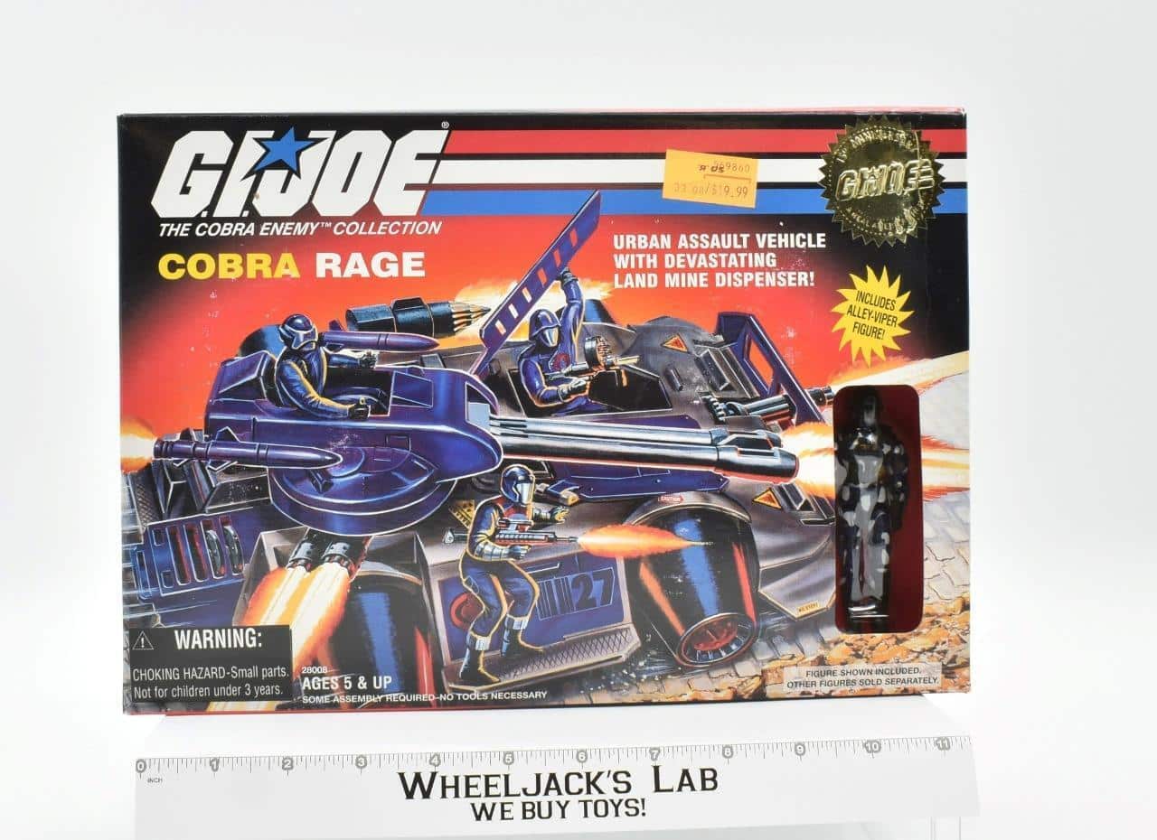 Cobra Rage W/Alley Viper GI Joe Enemy Collection 1997 Hasbro NEW MISB ...