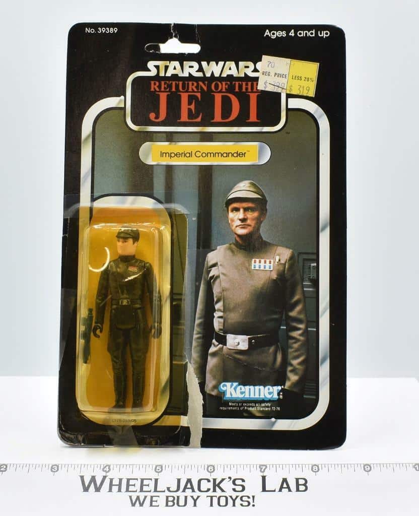 Imperial Commander 77 Back Star Wars ROTJ 1983 Kenner Action Figure NEW ...