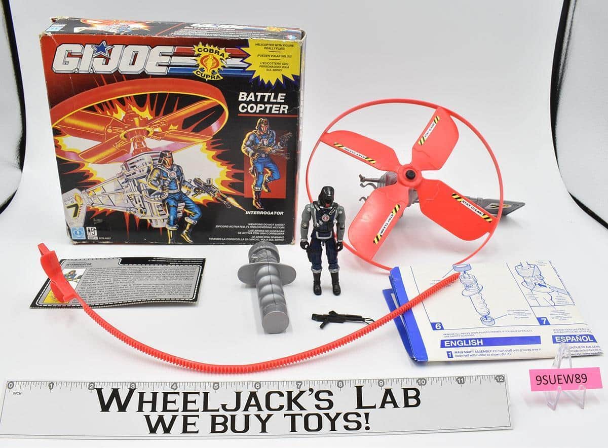 Battle Copter With Box Complete G.I. Joe 1990 Hasbro Vintage Vehicle ...
