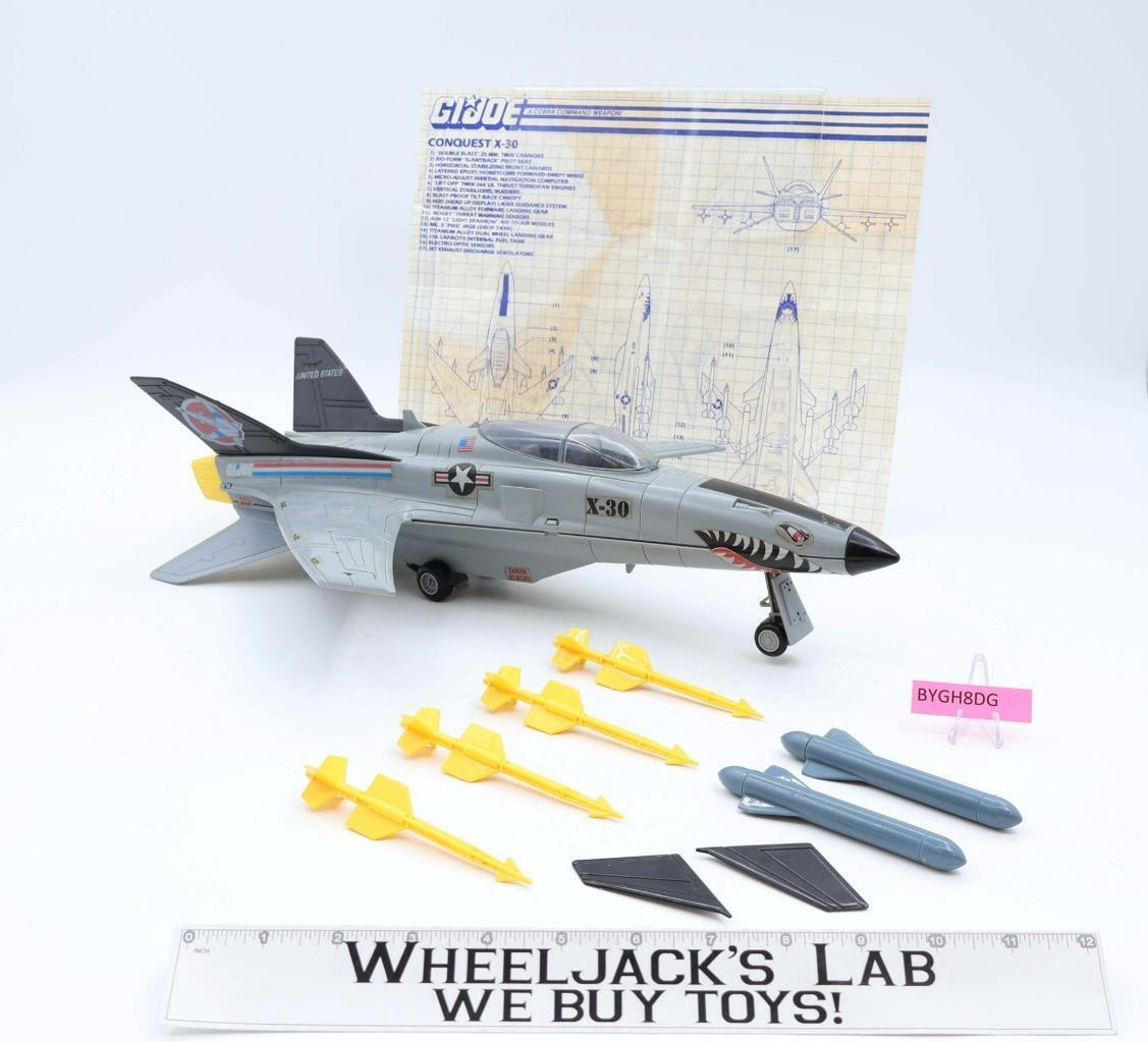 Conquest X-30 100% Complete G.I. Joe 1986 Hasbro Vintage Vehicle Action ...
