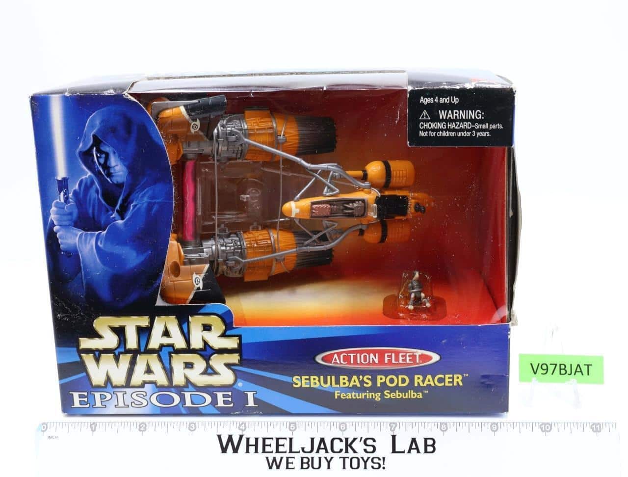 Sebulba's Pod Racer Star Wars Episode 1 Action Fleet 1998 Galoob NEW ...