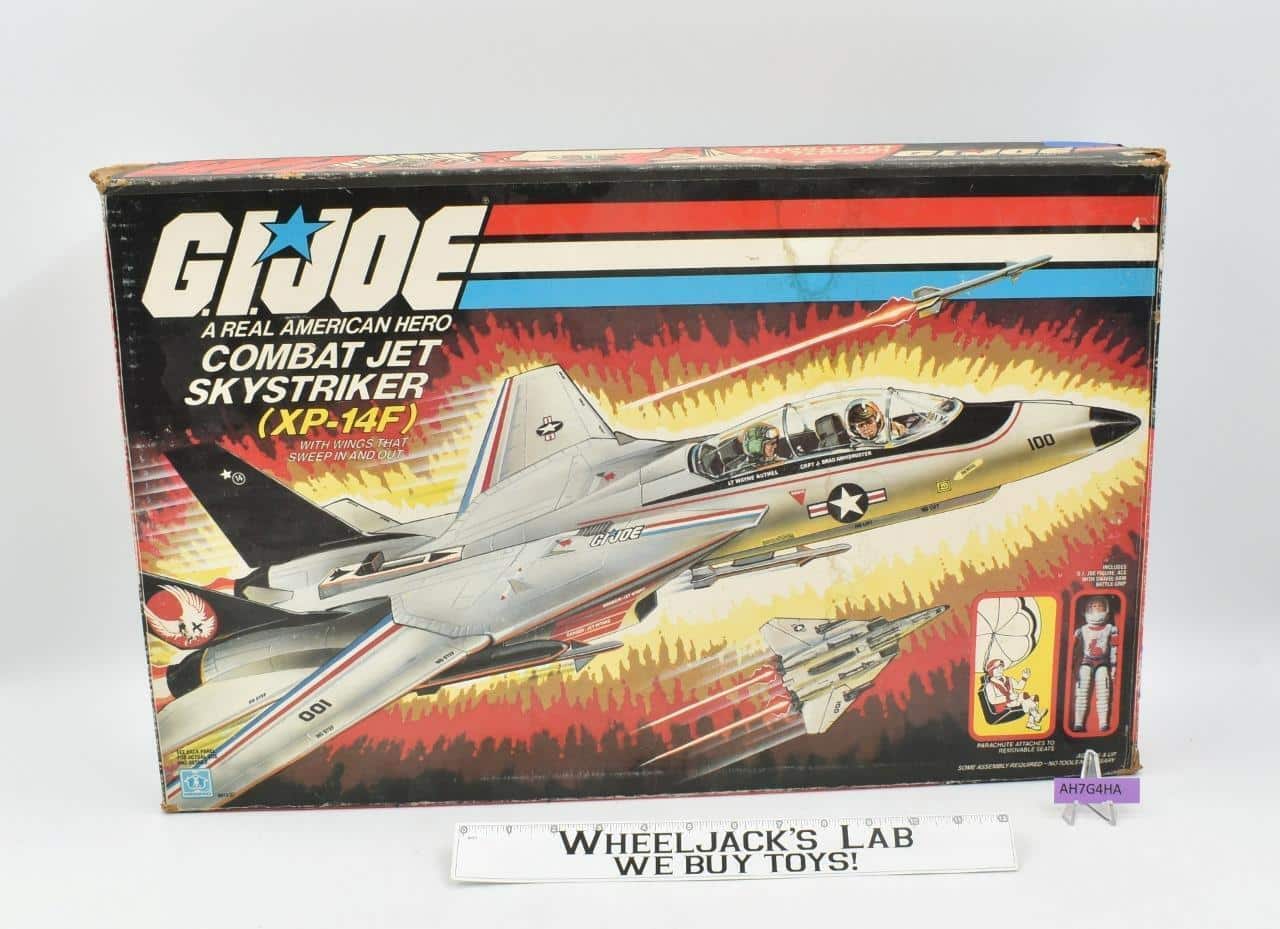 XP-14F Combat Jet Skystriker 100% Complete W/Box GI Joe 1983 Hasbro ...