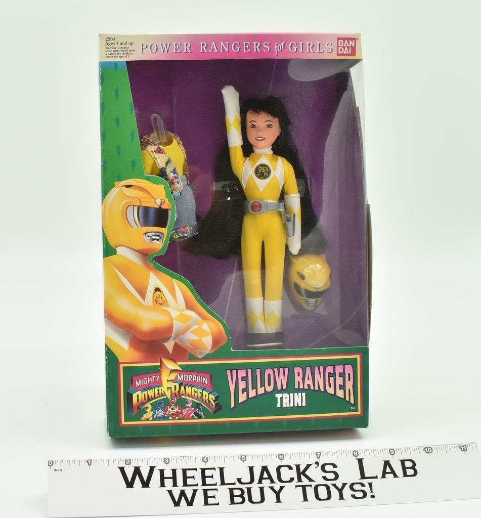Trini Yellow Ranger Mighty Morphin Power Rangers 1994 Bandai Action ...