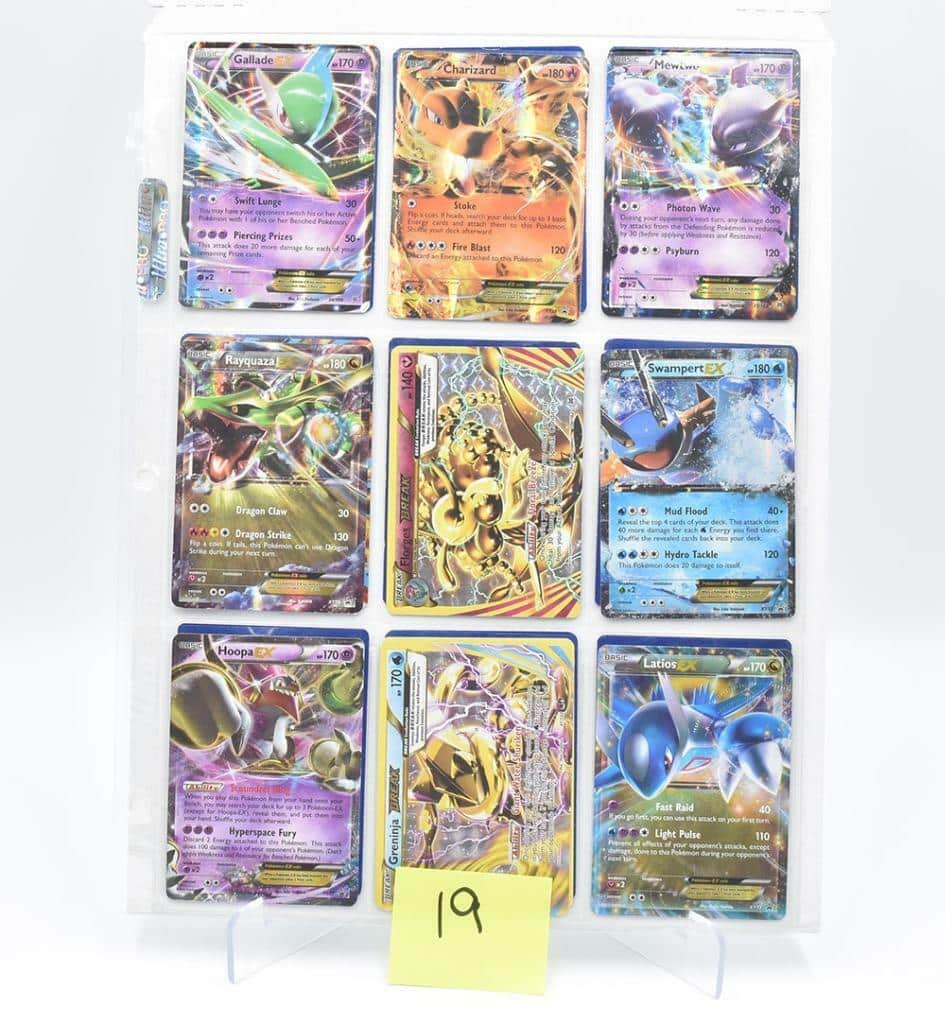 Mega EX Charizard Rayquaza Break Florges Nintendo 18 Rares Cards Lot of ...
