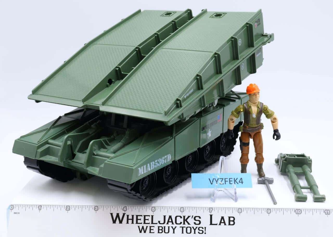 Bridge Layer W/ Tollbooth Complete G.I. 1984 Joe Hasbro Action Figure ...