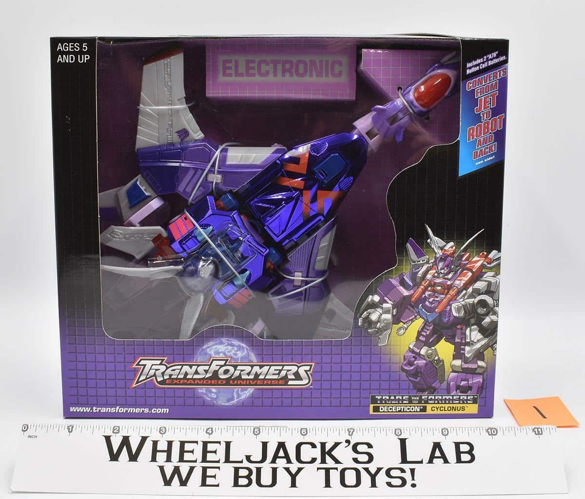 Cyclonus #1 Botcon Expanded Universe MISB 2002 Vintage Hasbro ...